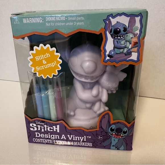 Disney | Toys | Disneys Stitch Design A Vinyl Arts And Crafts New ...